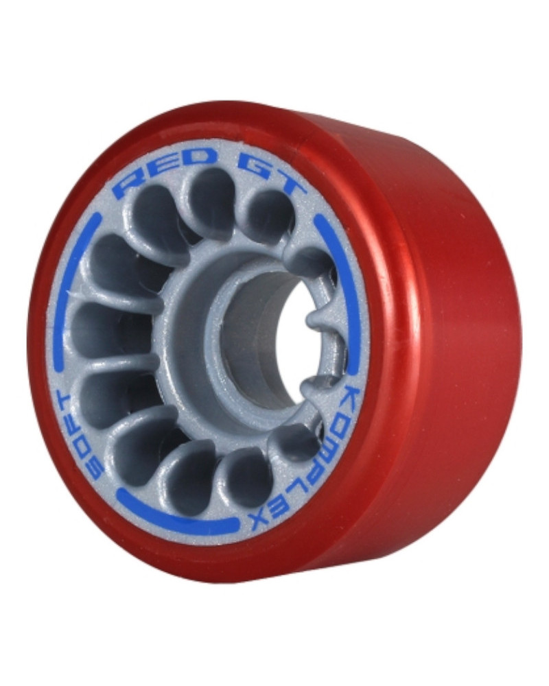 Jeu de 8 roues Red GT ⌀57mm Komplex pour le roller artistique Avancé
